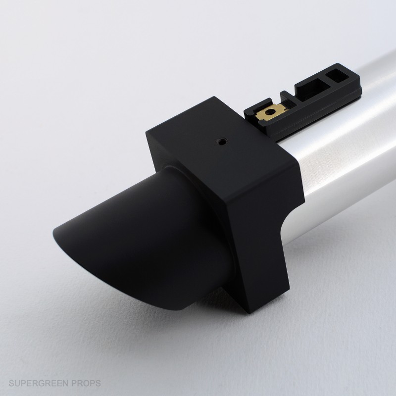 Square shroud Vader stunt saber - Painted version