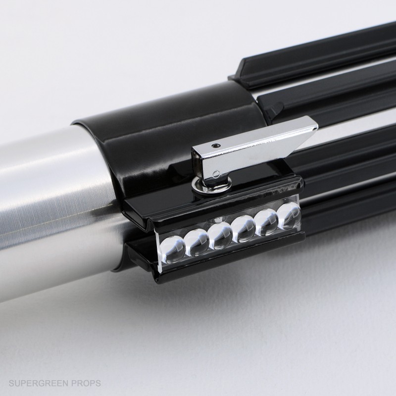 Square shroud Vader stunt saber - Painted version